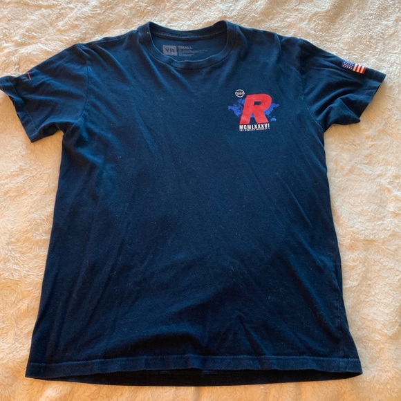 Young & Reckless | Shirts | Navy Americaninternational Flags Tshirt ...